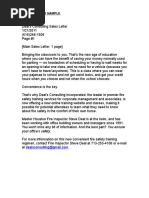 Sample of Business Letter | PDF | Health Insurance Portability And ...