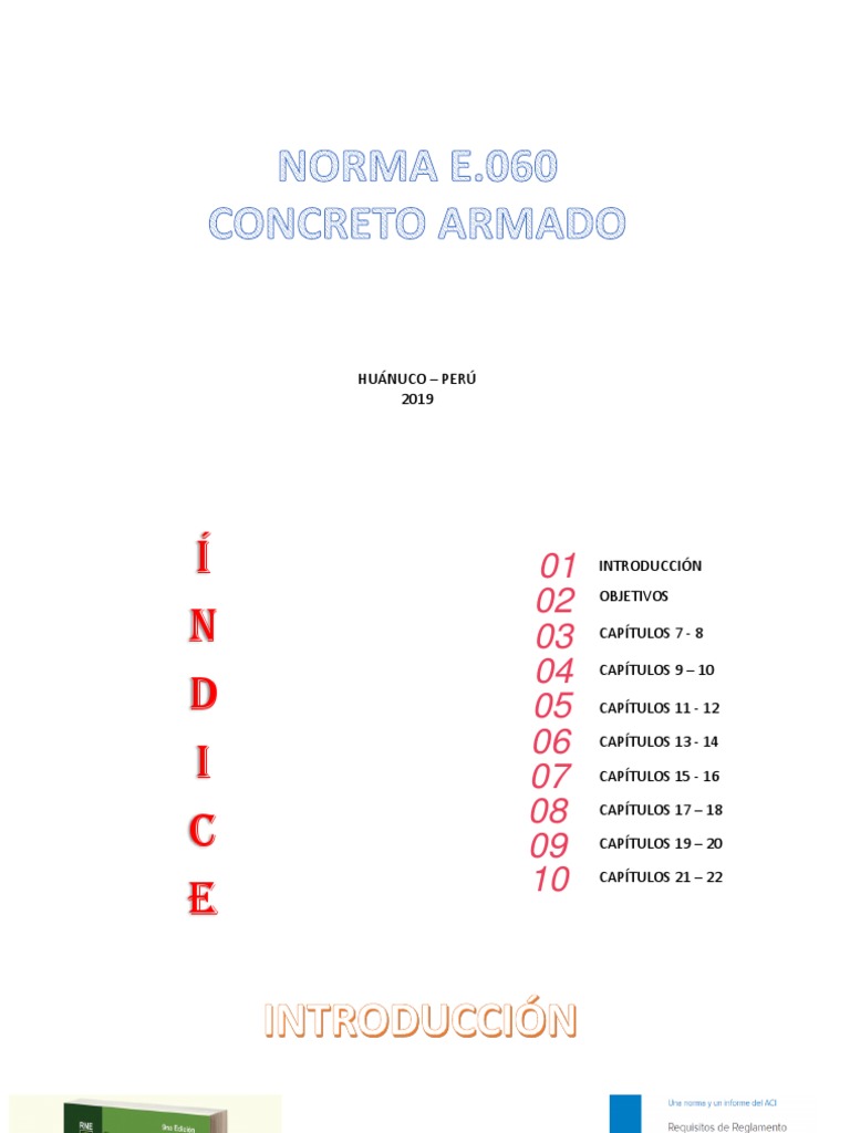 Norma e 060 Resumen | PDF