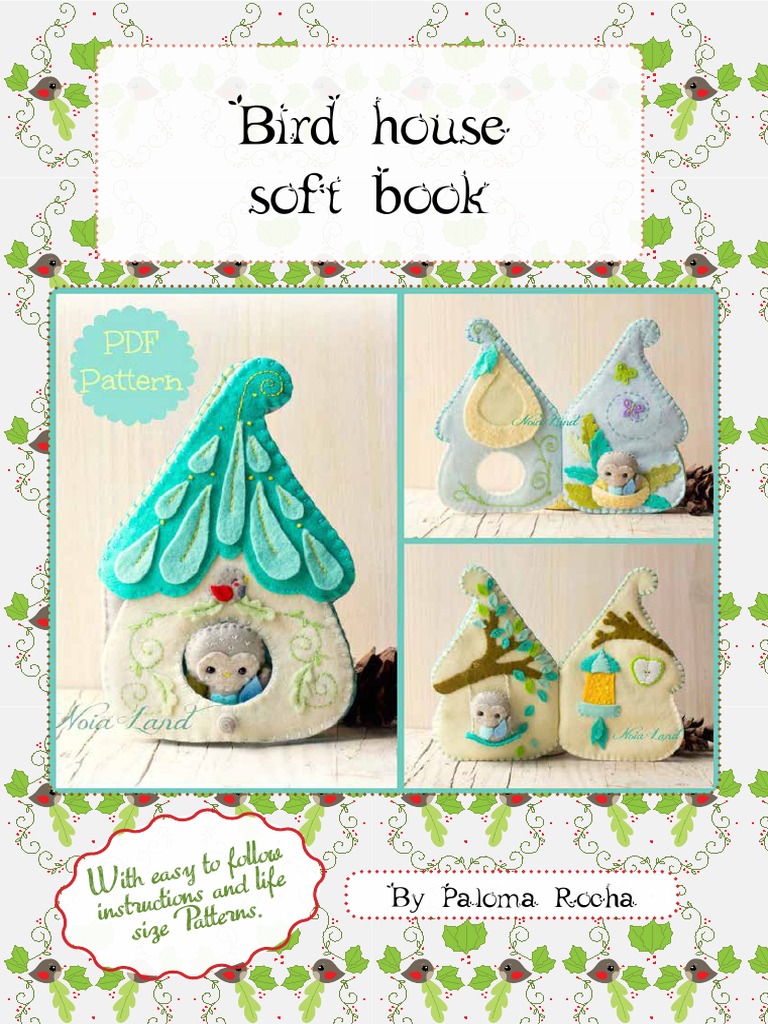 00birdhouse Soft Book BOUGHT Noia Land | PDF | Embroidery | Appliqué