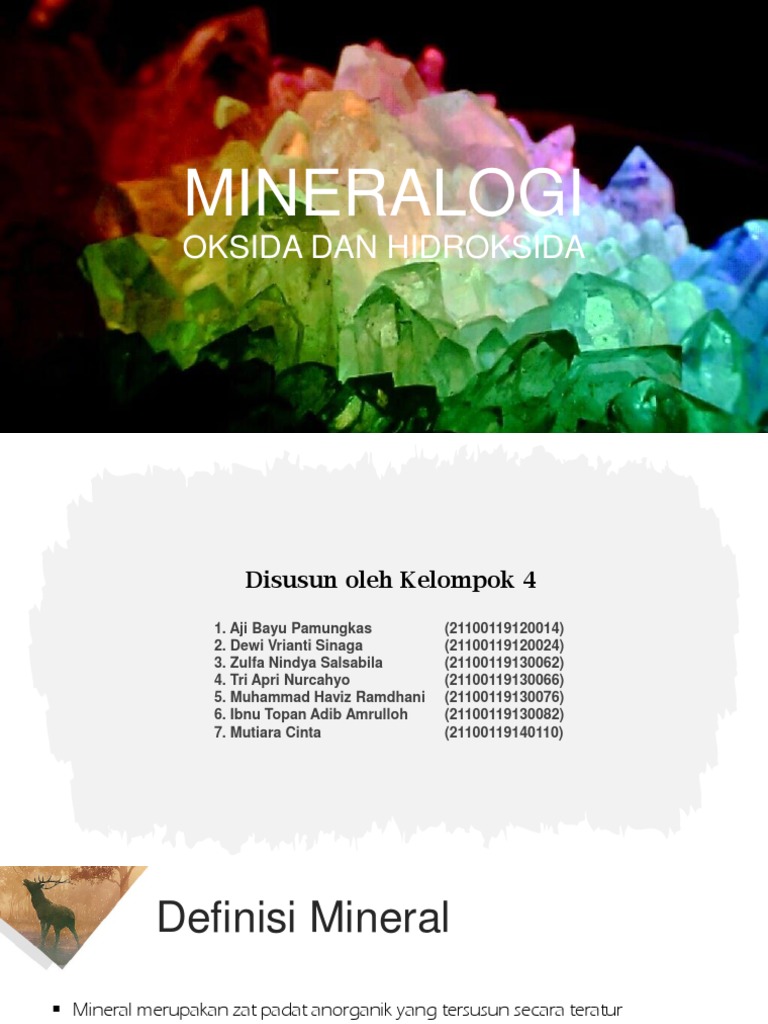 Mineral Oksida Dan Hidro Kel 4-1 | PDF