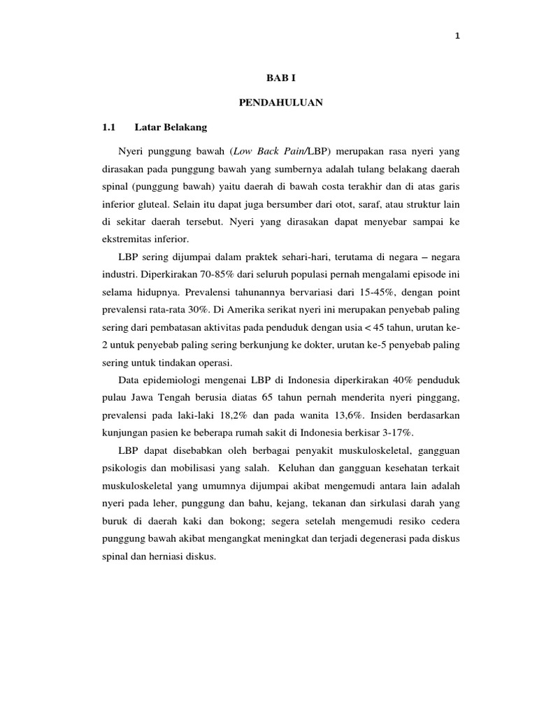 LAPSUS LBP (HNP-Spondylisis) Taufiq | PDF