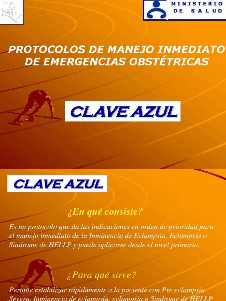 Protocolo Clave Azul en Emergencias Obstétricas | PDF | El embarazo ...
