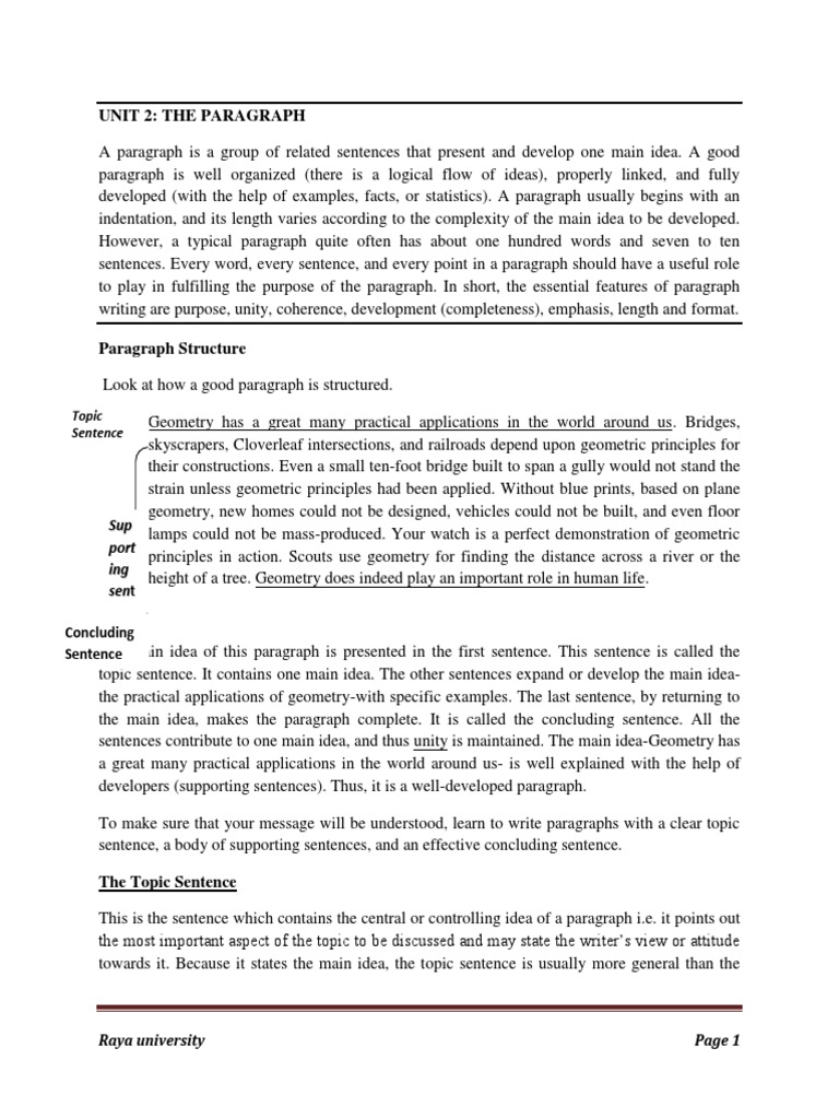 Unit 2 | PDF | Paragraph | Silk