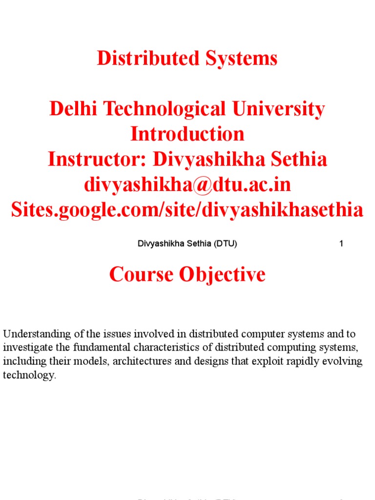Distributed Systems Course Overview | PDF | Grid Computing | Computer Cluster