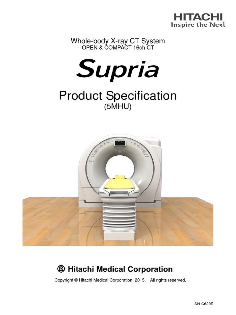 Supria Hitachi | PDF | Ct Scan | X Ray