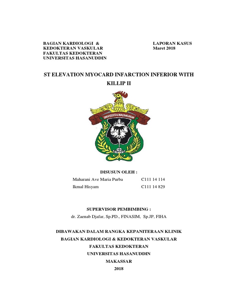 STEMI INFERIOR + Killip 2 | PDF