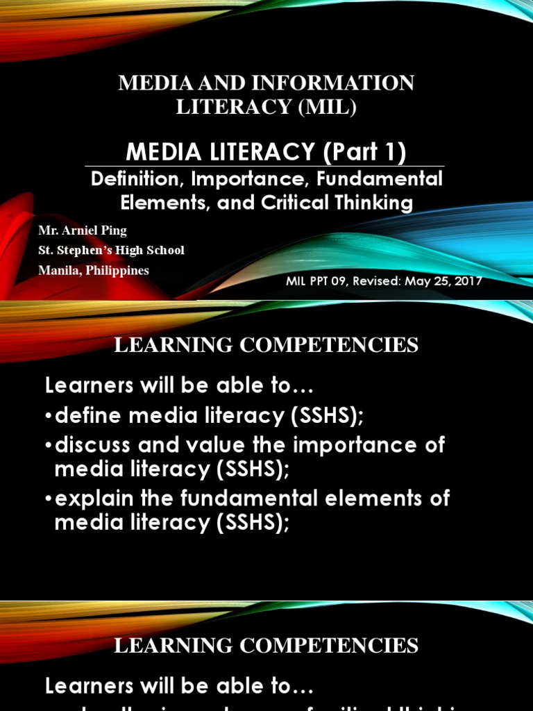 Understanding Media Literacy Essentials | PDF | Critical Thinking | Fallacy