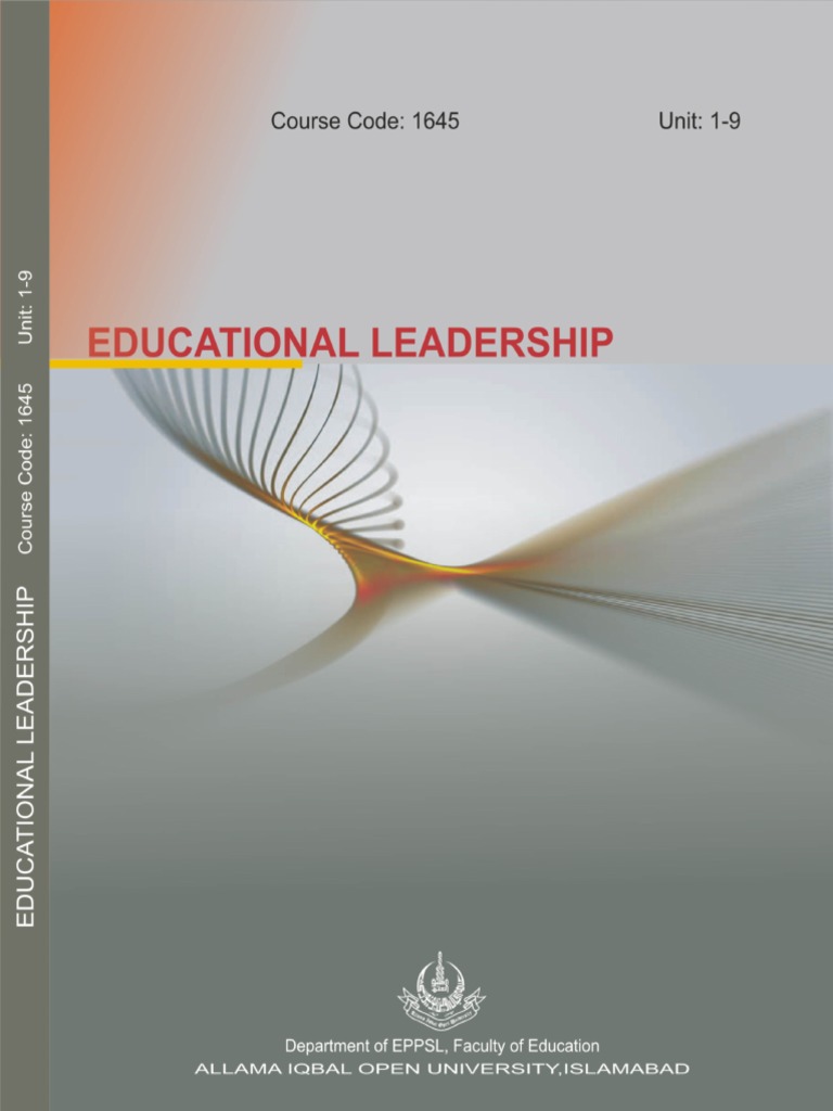Leadership in Education | PDF