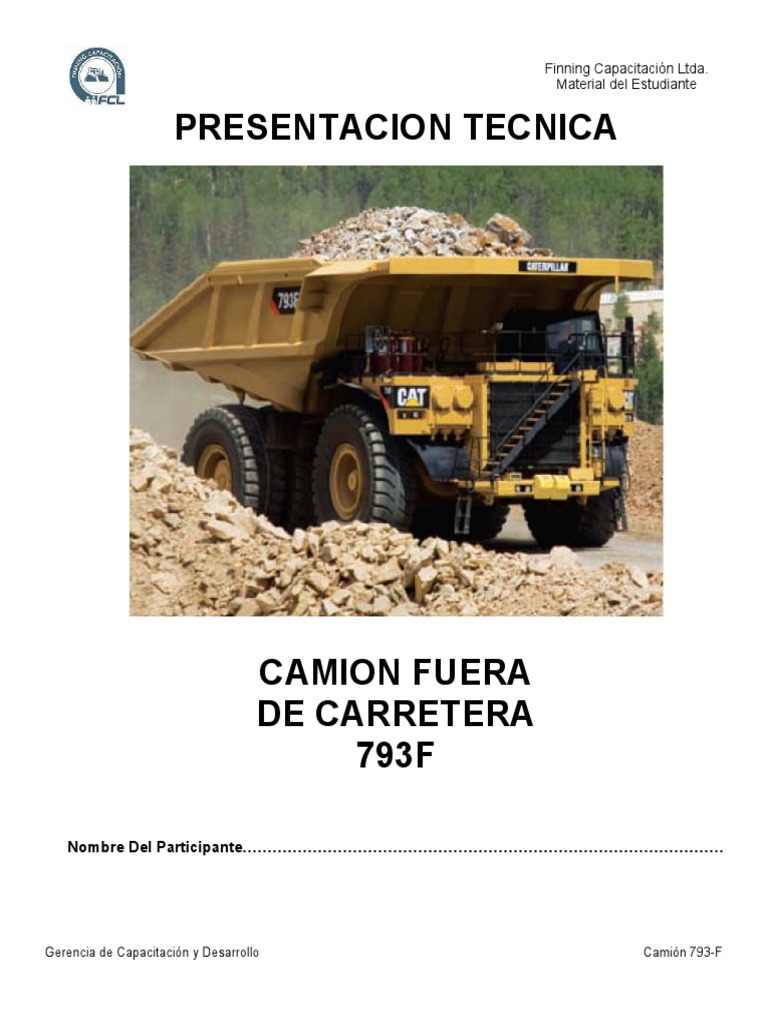 Manual 793F Completo | Camión | Acelerador