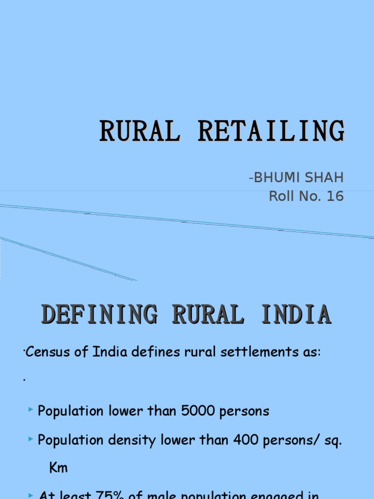 Rural Retailing | PDF | Retail | Shopping Mall