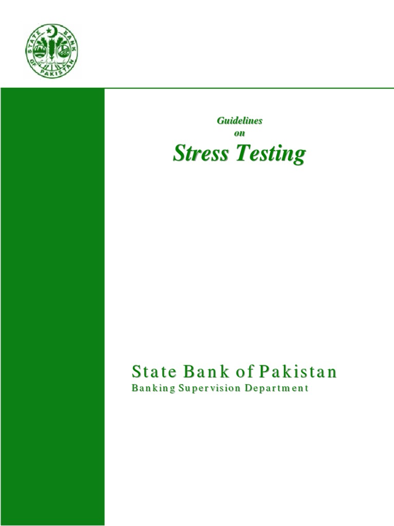 StressTesting Guidelines by SBP | PDF | Stress Test (Financial) | Bond ...