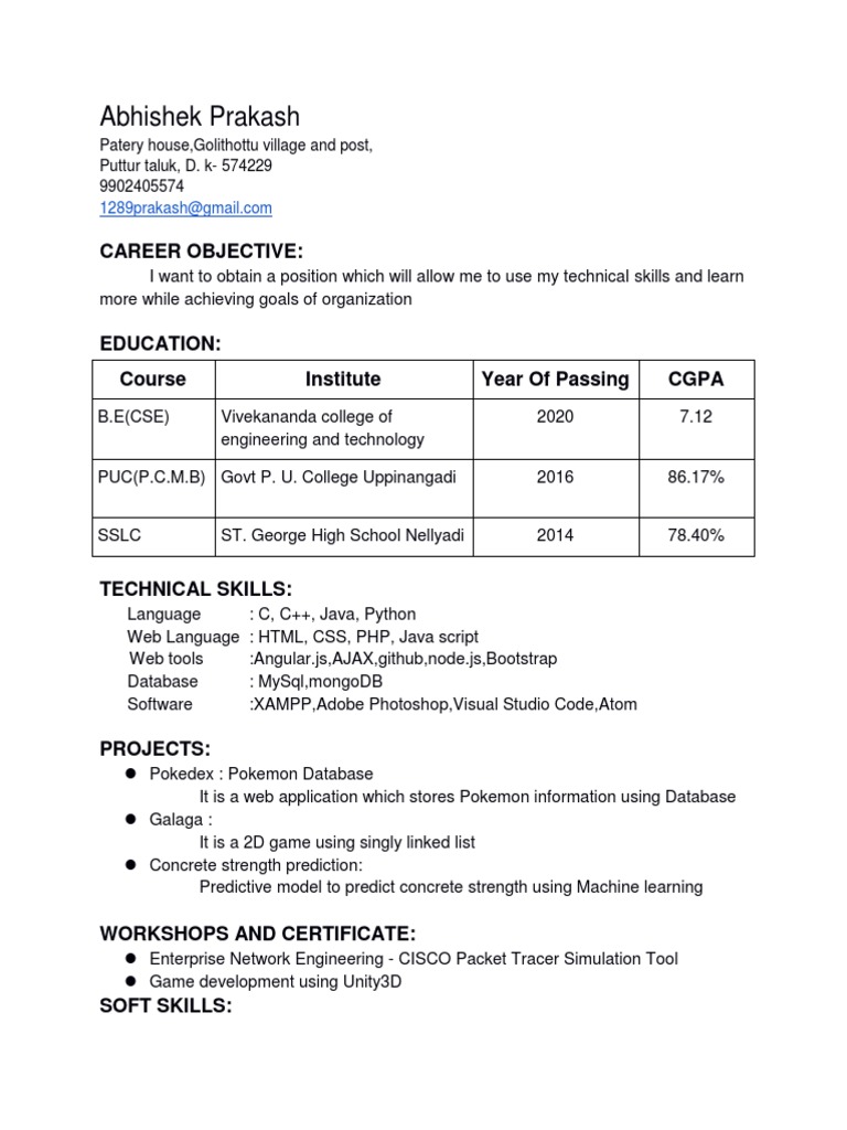 Ranjith Resume | PDF