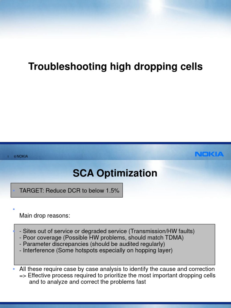 Troubleshooting 1 - NOKIA | PDF | Troubleshooting | Telecommunications ...