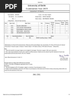 B.A. 2022 Marksheet for Mandeep Singh | PDF