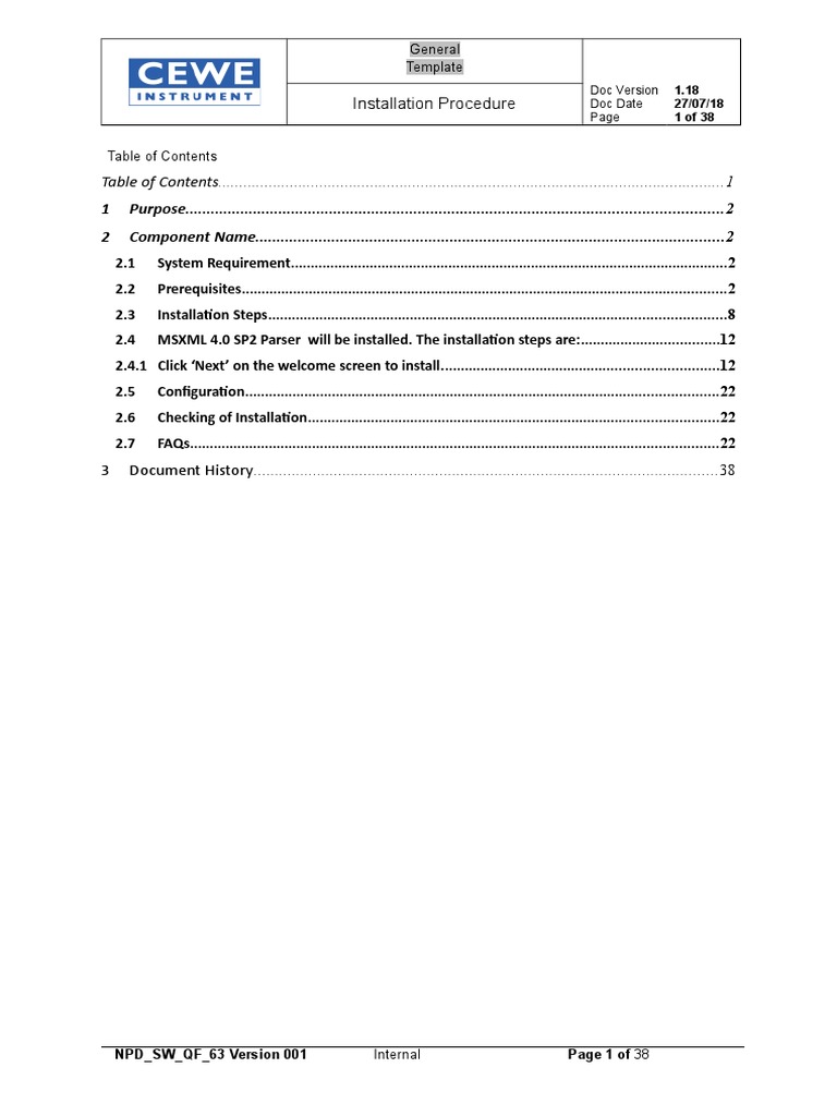 M-Cubed 100 - Installation - Procedure - R1.18 | PDF | Windows 7 ...