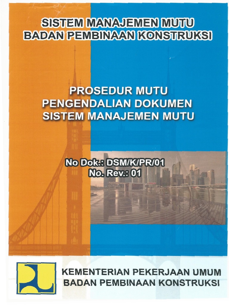 Prosedur Mutu Pengendalian Dokumen Sistem Manajemen Mutu PDF | PDF