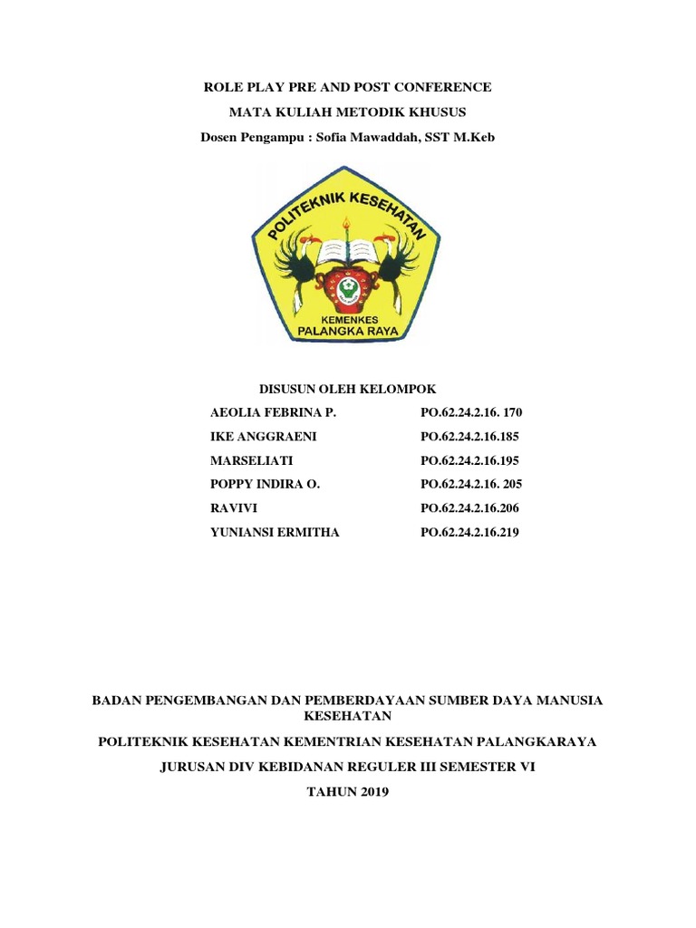 Naskah Role Pay Tugas Bu Sofia | PDF