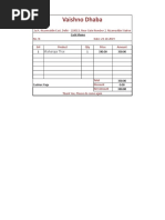 Basudev Tea Stall Basudev Tea Stall: Invoice No Date Invoice No Date ...