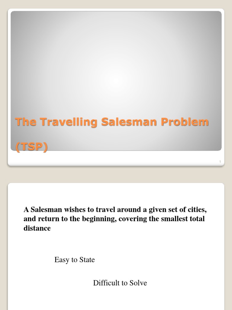 The Travelling Salesman Problem | PDF | Computer Programming | Graph Theory