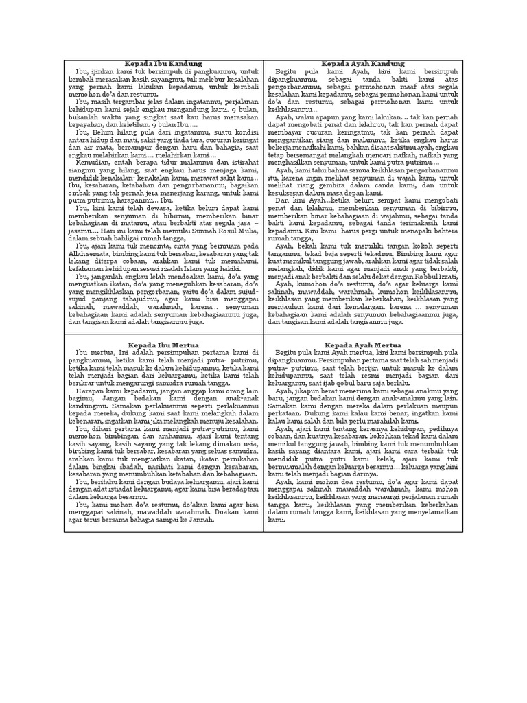 Untaian Kata Persembahan | PDF