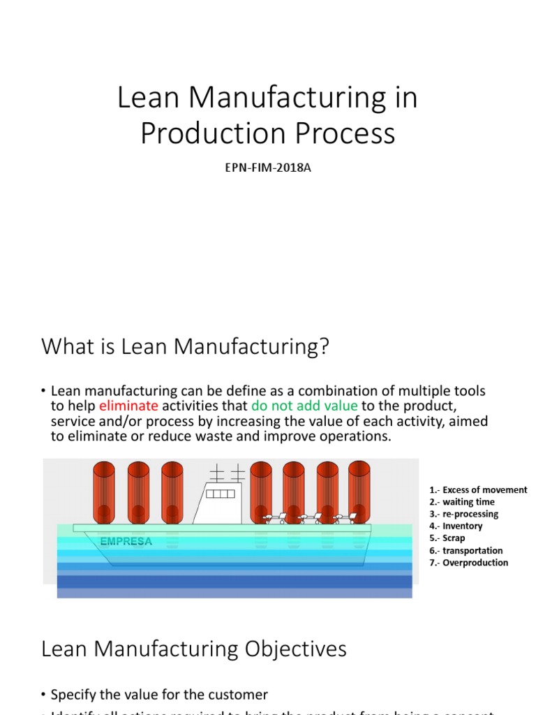Lean Manufacturing Process Overview | PDF | Business