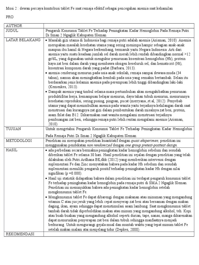 Mosi 2 | PDF | Kesehatan Holistik