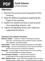 GRADE 11 EARTH AND LIFE Quarter 1 | PDF | Solar System | Formation And ...
