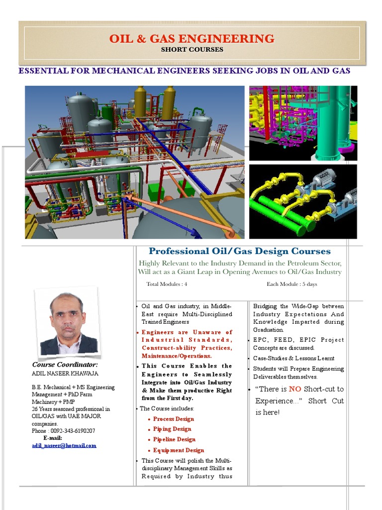 Oil & Gas Engineering Brochure | PDF | Engineering | Petroleum