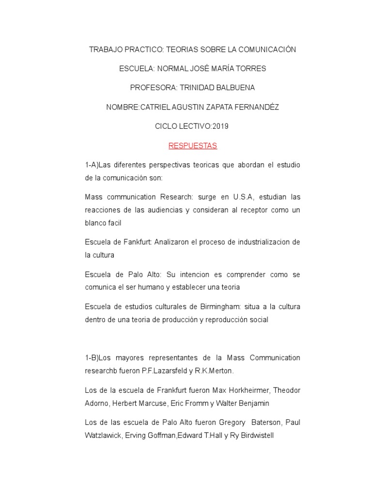 TP MDC | PDF | Estudios culturales | Comunicación