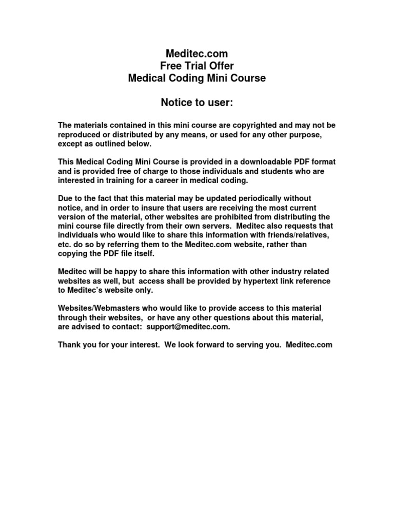 Free Medical Coding Course PDF | PDF | International Statistical ...