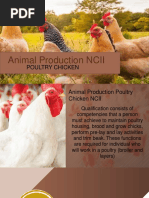 CBC Animal Production (Poultry Chicken) NC II | PDF | Occupational ...