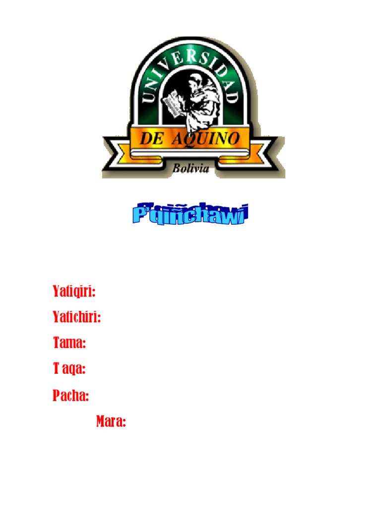 Caratula Aymara | PDF