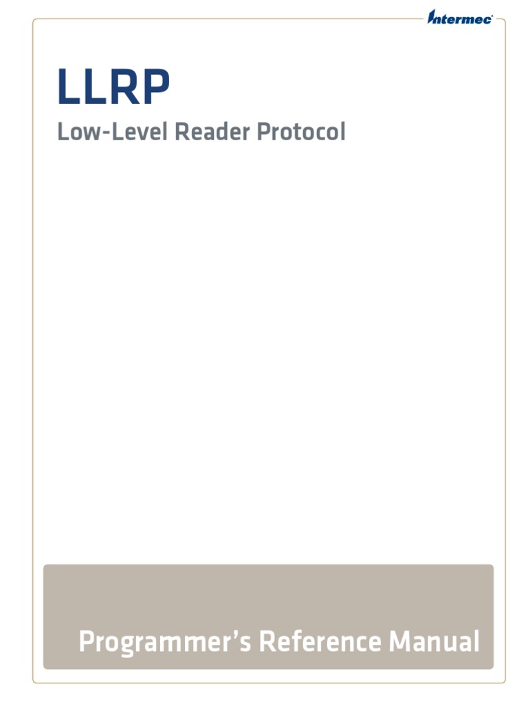 LLRP PROTOCOL | PDF | Transport Layer Security | Port (Computer Networking)