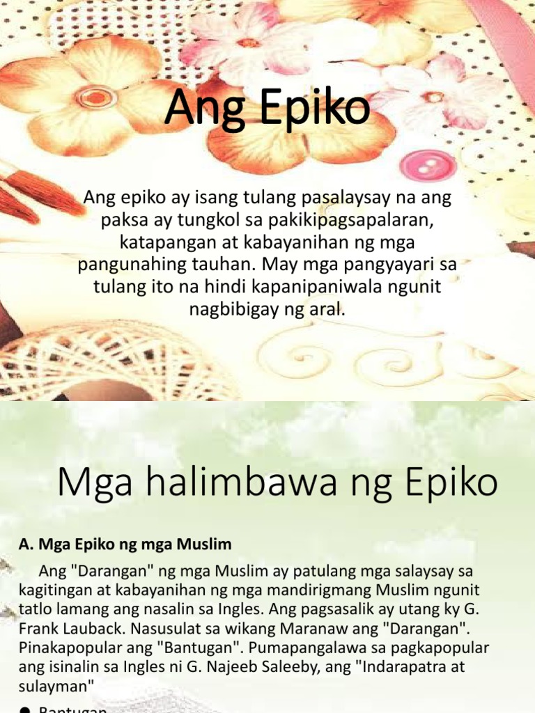Ang Epiko Arlyn | PDF