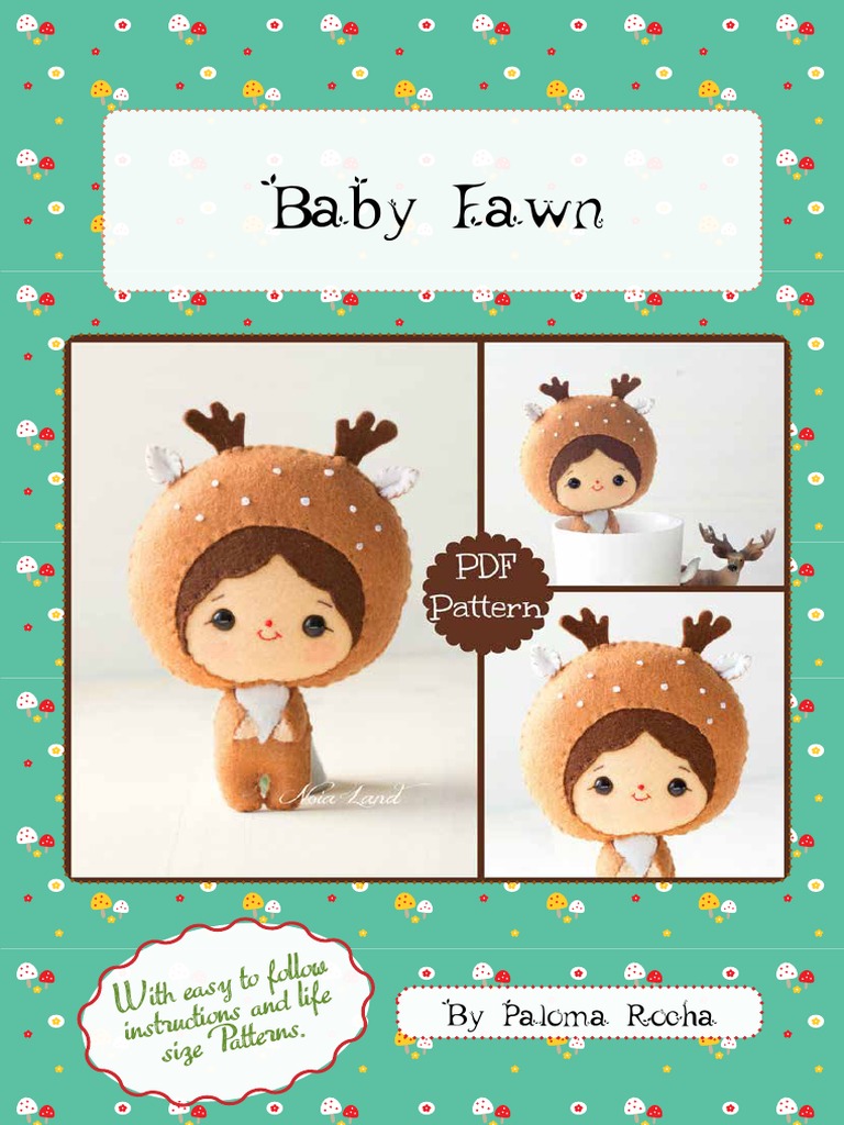 Baby Fawn Noia Land | PDF | Surgical Suture | Embroidery