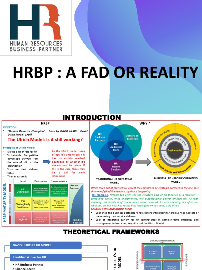 HRBP | PDF | Strategic Management | Leadership
