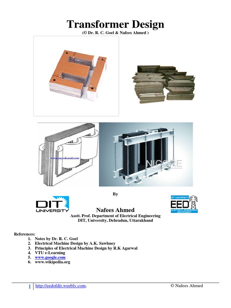 Emd Transformer Design PDF | PDF | Transformer | Electromagnetism