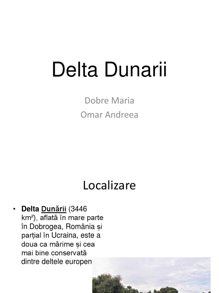 Delta Dunarii | PDF