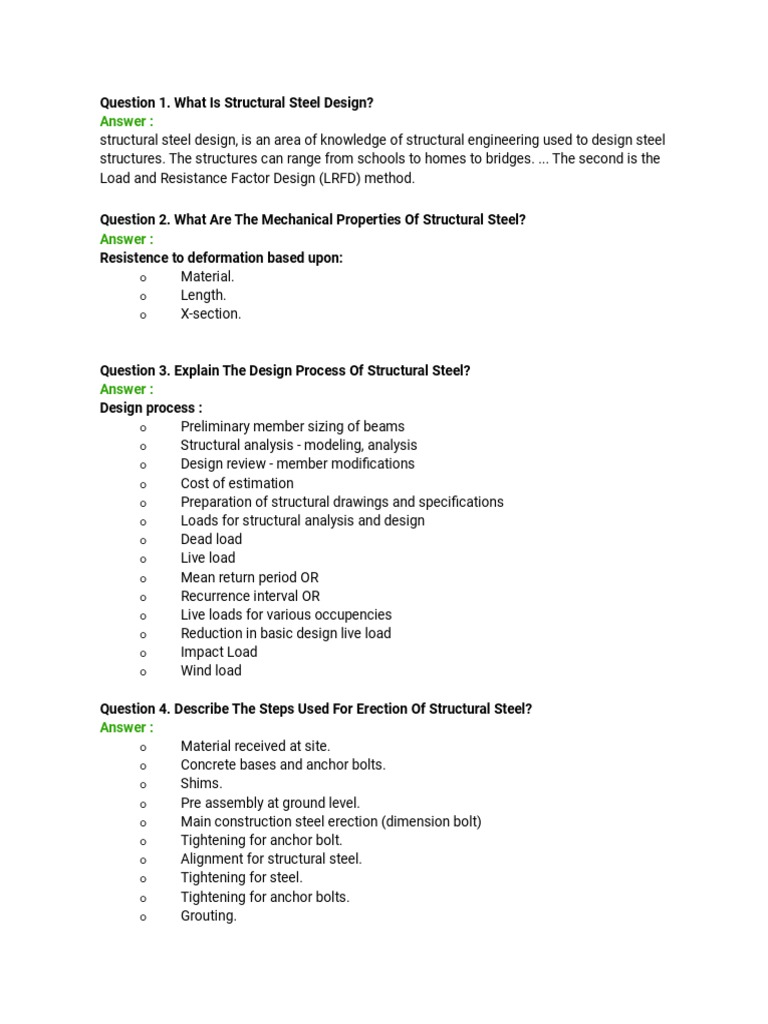 Steel Structure Notes | PDF | Structural Steel | Bridge