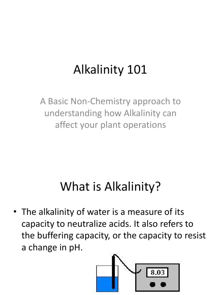 Understanding Alkalinity: A Fundamental yet Often Overlooked Parameter ...