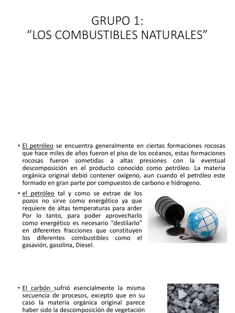 Combustibles Naturales - 4 PDF | PDF | Petróleo | Combustibles