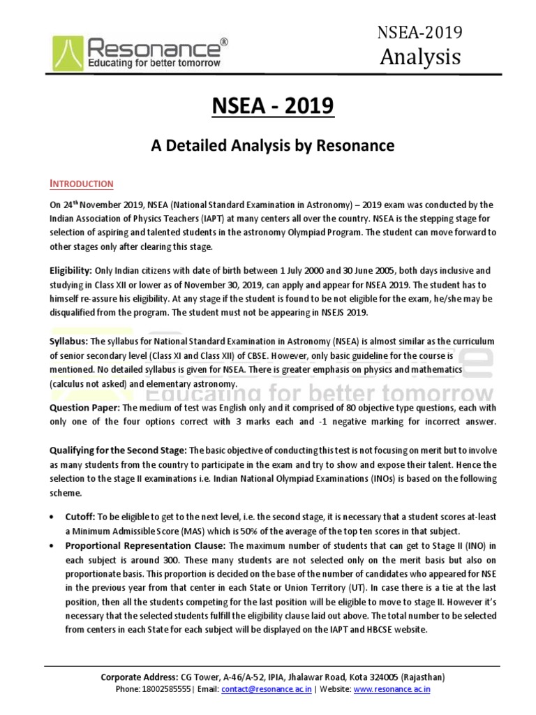 Nsea PDF | PDF | Physics | Mechanics