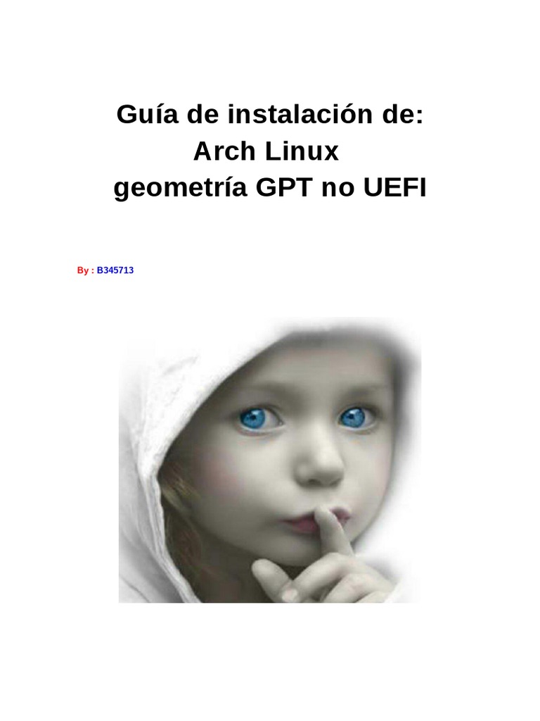 Instalación Arch Linux GPT BIOS | PDF | Américas | Arranque