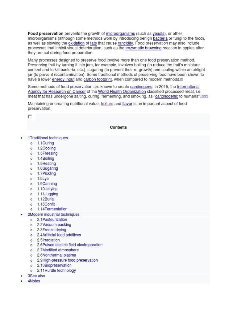 Food Preservation Class 12 Project | PDF | Food Preservation | Pickling