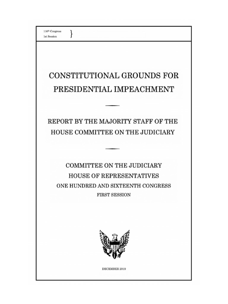 Judiciary Impeachment Process | PDF | Impeachment | United States ...