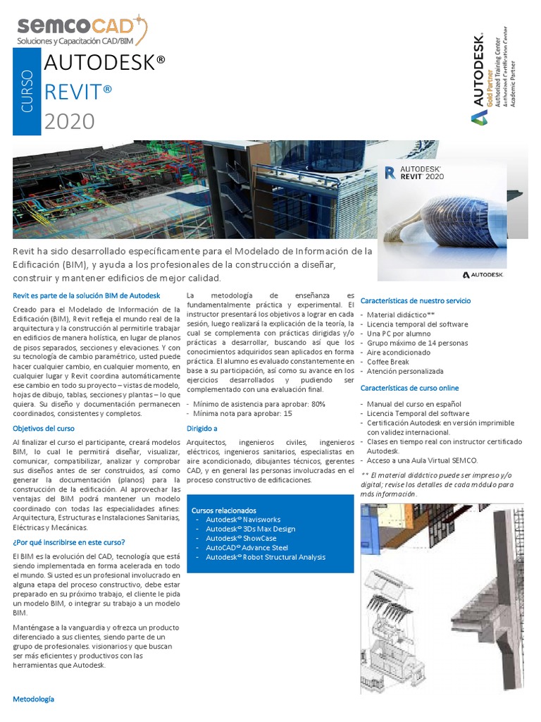 Autodesk Revit Brochure Semco 2020 Web PDF | PDF | Autodesk Revit ...