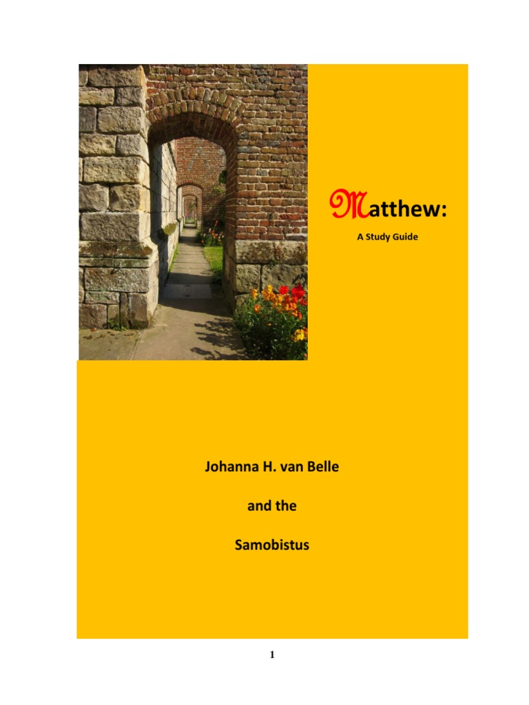 Matthew Bible Study PDF | PDF | John The Baptist | Christianity