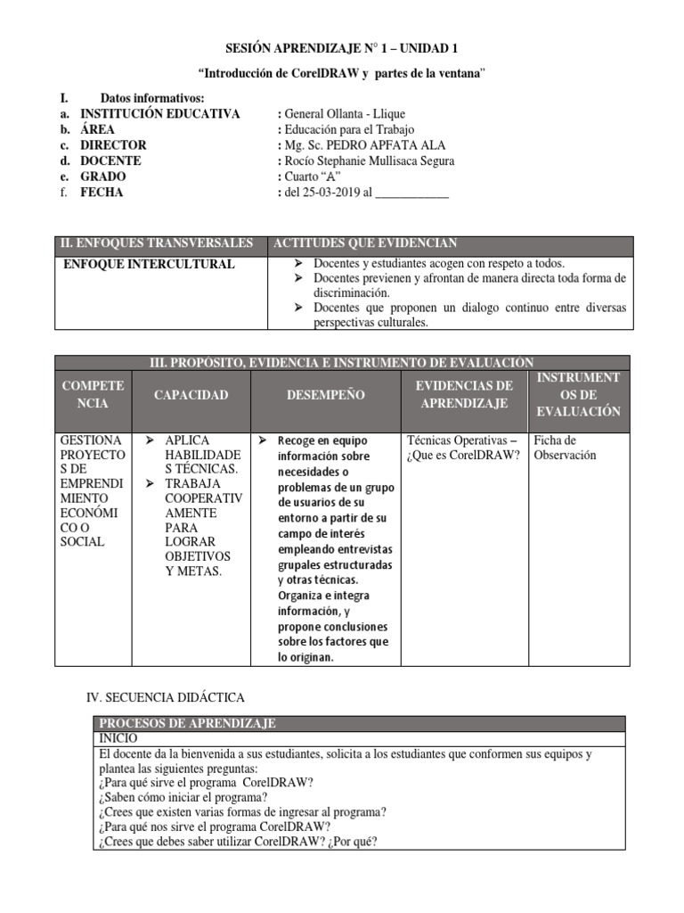 Modelo de Unidad Ept | PDF | Evaluación | Aprendizaje