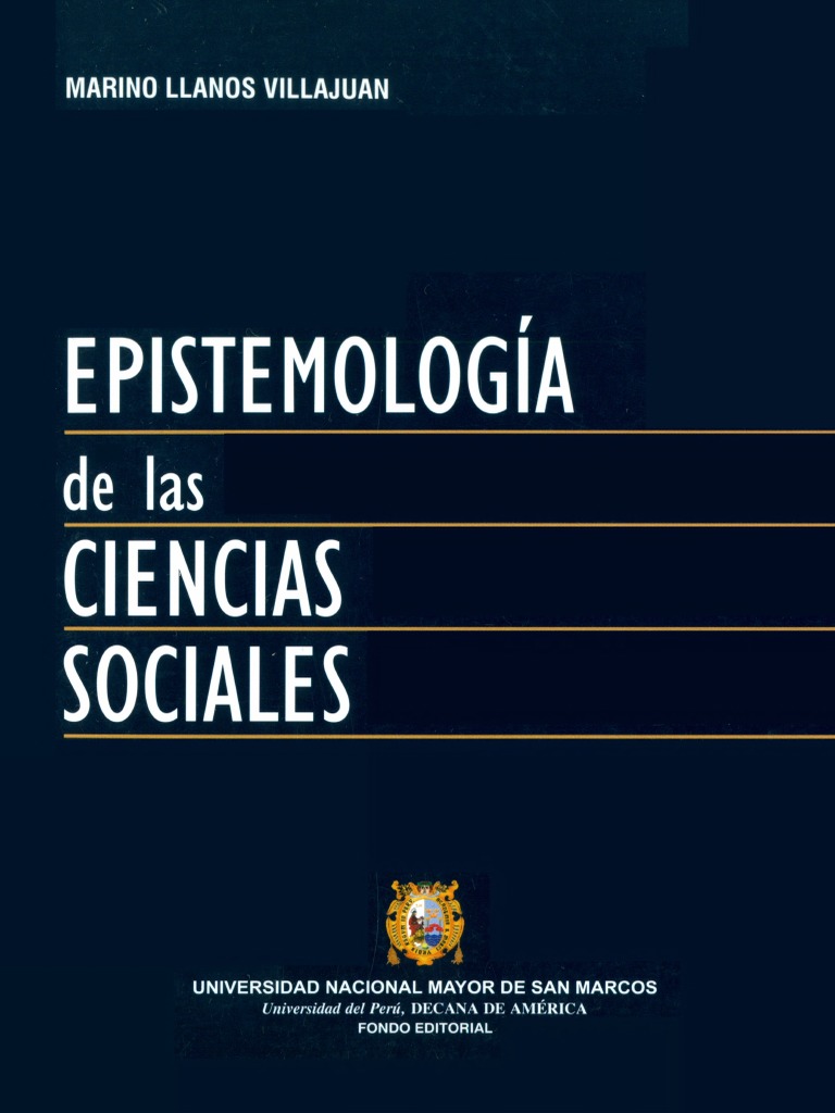 Epistemolog A de Las Ciencias Sociales PDF | PDF