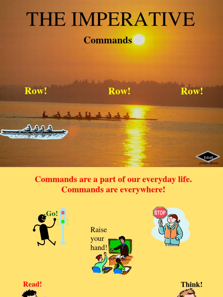 Imperatives Commands in French | Download Free PDF | Grammar ...